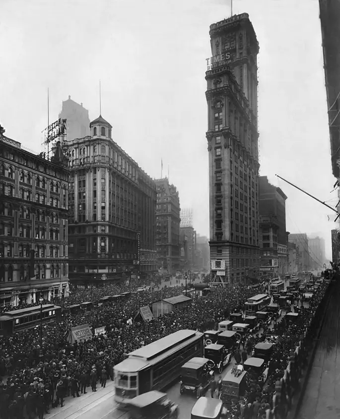 Time Square 1910, Time Square, Qada demên dîrokî, Çargoşeya Demjimêra 20emîn, Wêneyên dîrokî yên Qada Time