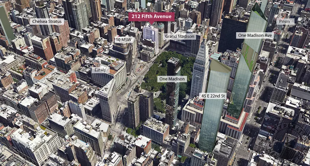 212 Fifth Avenue፣ Helpern Architects፣ AKOAB፣ ASJNY፣ Madison Equities፣ NoMad፣ Madison Square Park፣ Ma