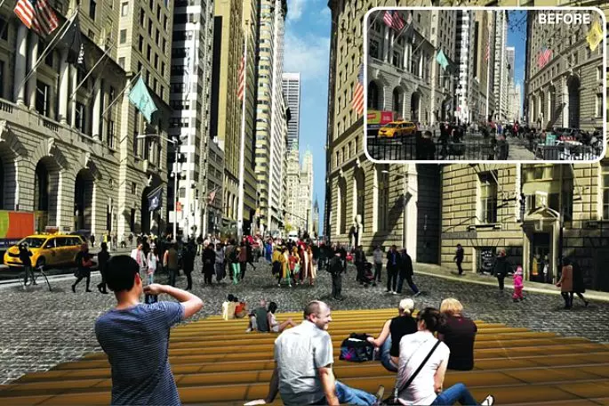 Aşağı Manhattan, BuroHappold, Kate Ascher, WXY Studio, J.M. Kaplan Fund, NYC kentsel tasarım projeleri için Yol Açın
