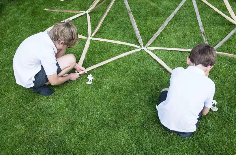 Hubs, geodätische Kuppel, bauen Sie Ihre eigene geodätische Kuppel