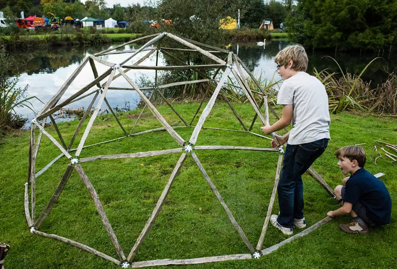 Moil, cruinneachán geodesic, tóg do cruinneachán geodesic féin