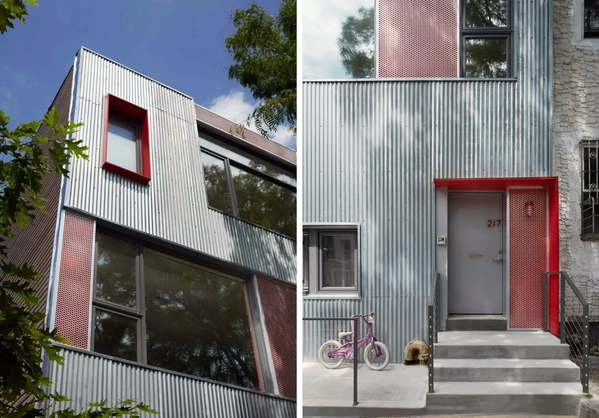 Etelamaki Architecture, Park Slope Townhouse, casa adosada moderna, diseño de Brooklyn