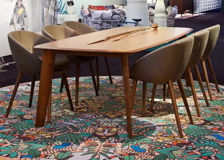 Moooi Carpets, Tsarin hoto na gaskiya, Ayyukan Mooi, Casper Vissers, cikakkun kafet, DIY, ƙirar bespoke, Ross Lovegrove, katifar teku