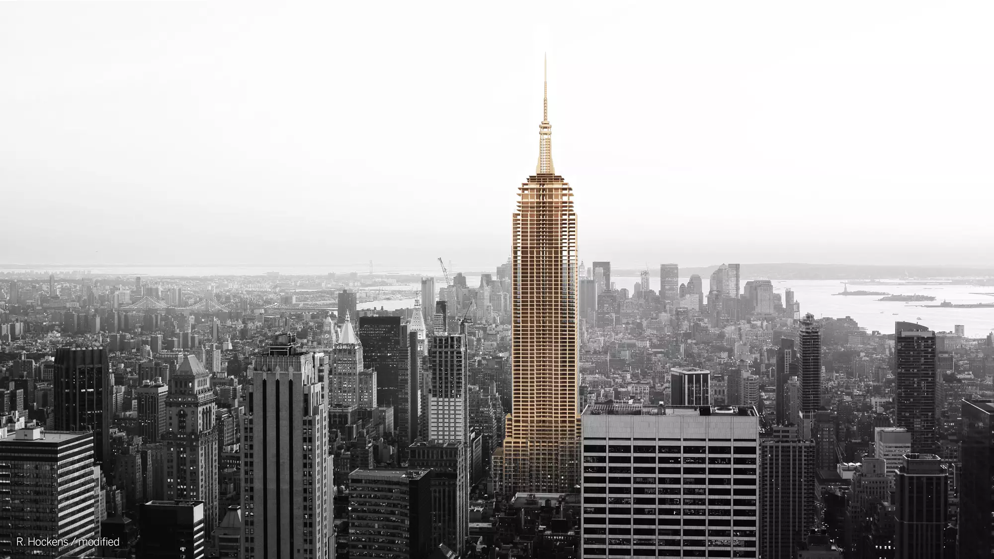 Ali bi bil Empire State Building zgrajen iz lesa? 28620_1
