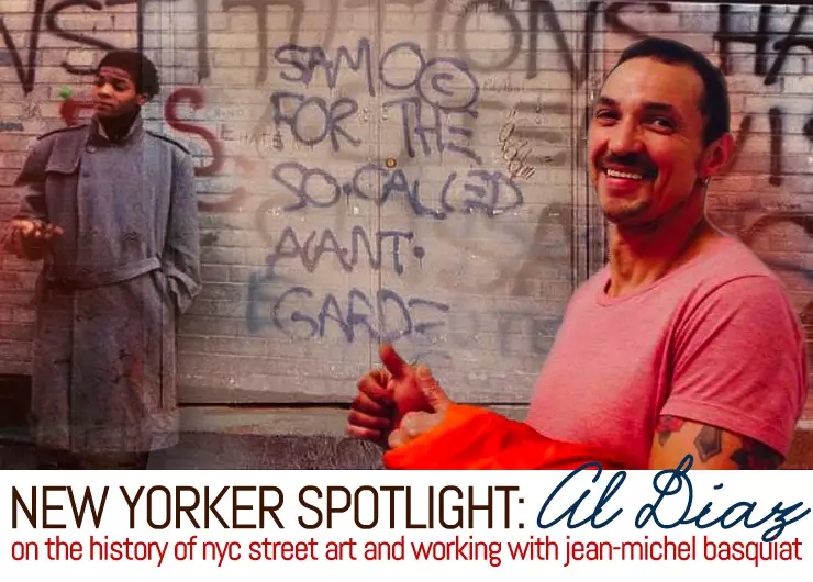 I-New Yorker Spotlight: U-Al Diaz ku-NYC Street Art kanye nokusebenza noJean-Michel Basquiat 28754_1