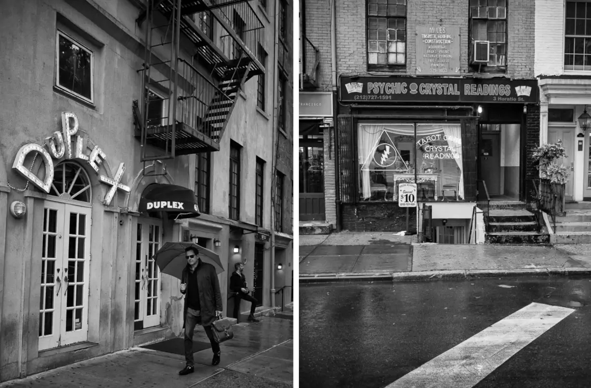 Bob Estremera, NYC arkitektonisk fotografering, sort-hvid fotografering, Greenwich Village-billeder