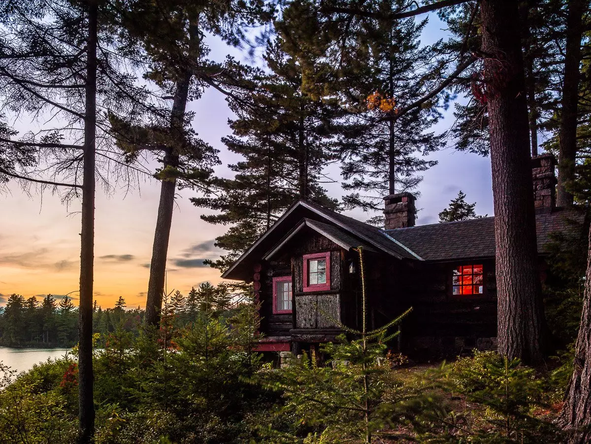 Casa de vacacións en Camp Uncas, Adirondacks, JP Morgan