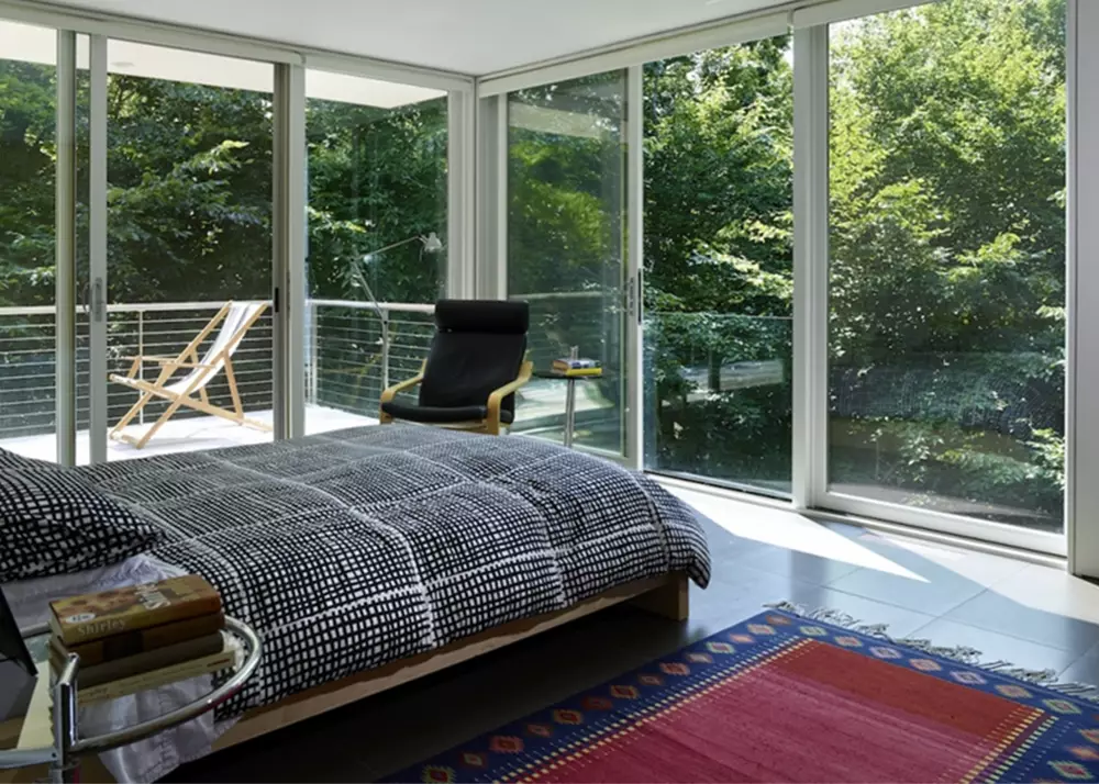 Stelle Lomont Rouhani Architects, პასიური სახლი, Green Woods House, Energy Star-ით შეფასებული, Amagansett, ტყის სახლი,