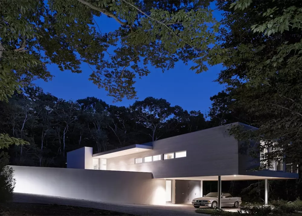 Stelle Lomont Rouhani Architects, Passyf hûs, Green Woods House, Energy Star-rated, Amagansett, boskhûs,