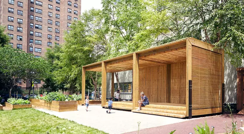 Sapuluh Arquitectos, casita, taman komunitas new york, nyrp, yayasan hawa urban