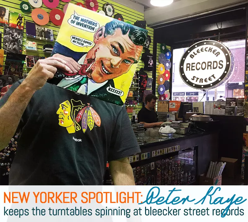 New Yorker Spotlight: Peter Kaye forog a lemezjátszók a Bleecker Street Recordsnál 28953_1