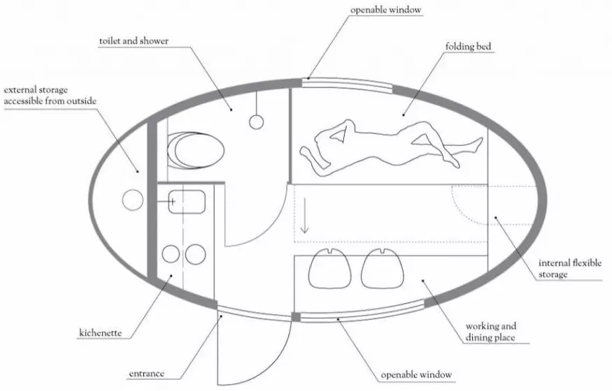 ලස්සන ගෘහ නිර්මාණ ශිල්පීන්, ecocapsule, prefab design, off-grid,