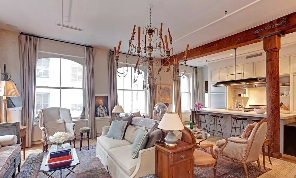 Shabby Chic Soho Loft nasongadina ao amin'ny Elle Decor dia mangataka $3M 29017_1