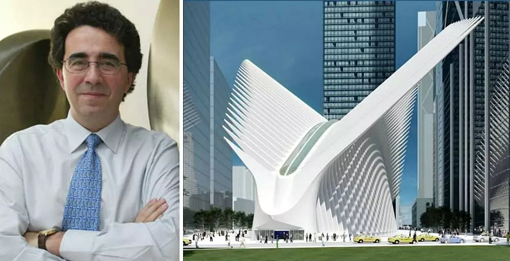 Santiago Calatrava 'Yafashwe nkimbwa' nyuma ya WTC Transport Hub itwaye icyubahiro. 29082_1