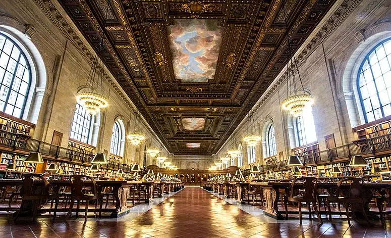 Salle de lecture NYPL Rose