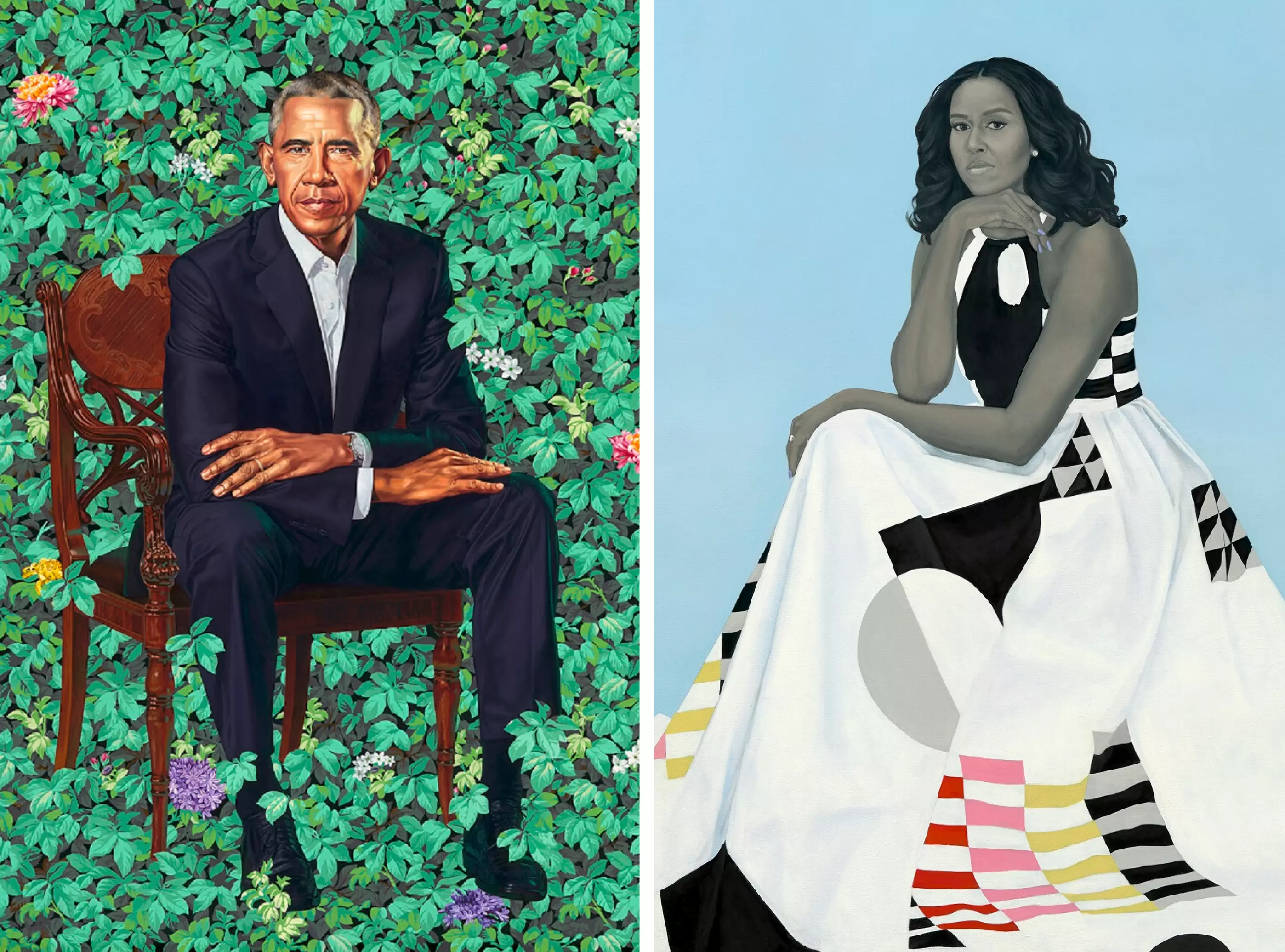 Ta mesec v Brooklynski muzej prihajata portreta Baracka in Michelle Obame 2930_1