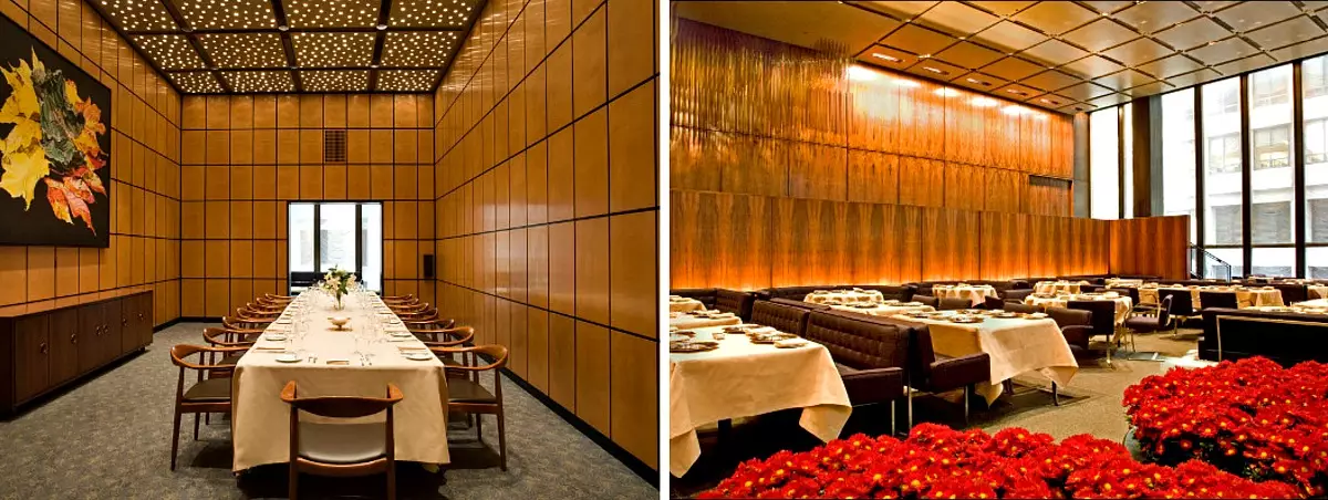 Restoran Four Seasons, Philip Johnson, Seagram Building