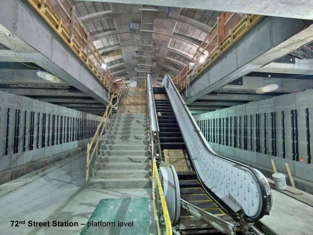 Nuwe foto's van die Second Avenue Subway Show Progress - en 'n kinkel op die MTA se tradisionele lettertipe 29385_1