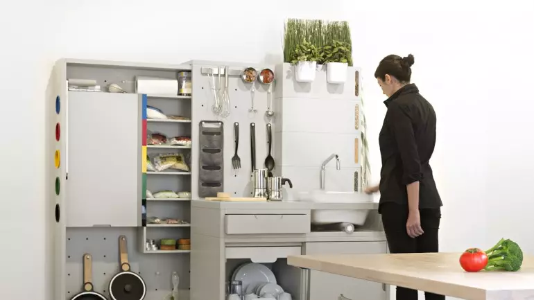 Ikea's Concept Kitchen 2025 биз жакында акылдуу үстөлдөрдү жана дрон менен жеткирилген азык-түлүктөрдү колдонобуз деп болжолдойт 29433_1