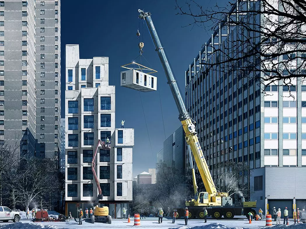 Citys erstes Micro-Apartment-Projekt „MY Micro NY“ bereit zum Stapeln 29506_1