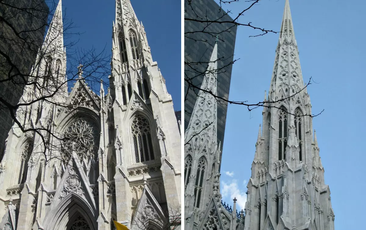 Patrick's Cathedral, NYC iindawo eziphawulwayo, James Renwick Omnci.