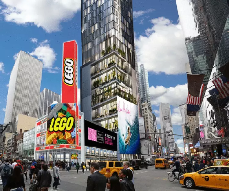 719 Seventh Avenue، Times Square، Midtown West، SL Greene، LED Screen 2