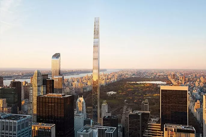 111 အနောက် 57 လမ်း၊ SHOP ဗိသုကာပညာရှင်များ၊ ကမ္ဘာ့အပါးလွှာဆုံးမျှော်စင်၊ NYC စူပါထရယ်များ၊ အမြင့်ဆုံးအဆောက်အဦများ၊ 432 Park Avenue