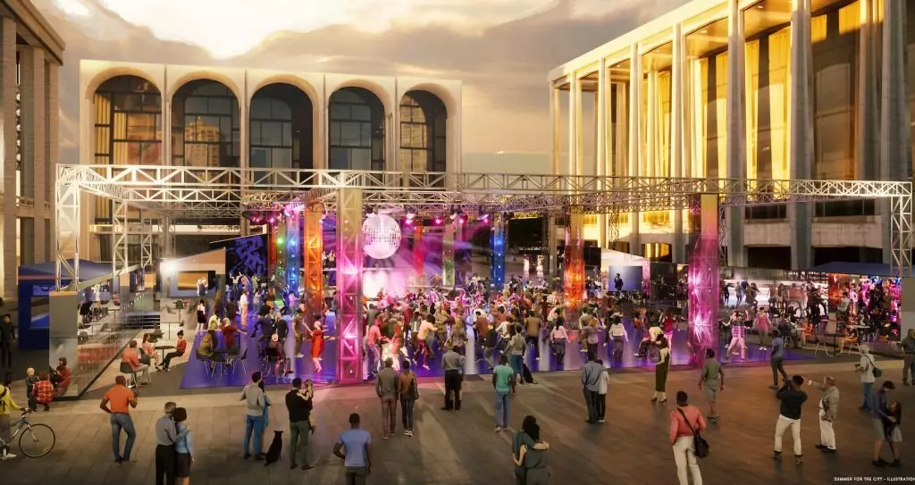 Lincoln Center ще бъде домакин на летен фестивал с открит дансинг, филмови прожекции и говорене