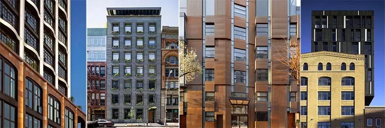 ODA Architects、Cast-Iron Architecture、Walker Tower、JDS Development、Chelsea condos、B。Altman、Yves condo、bluestone、SHoP Architects、downtown condos