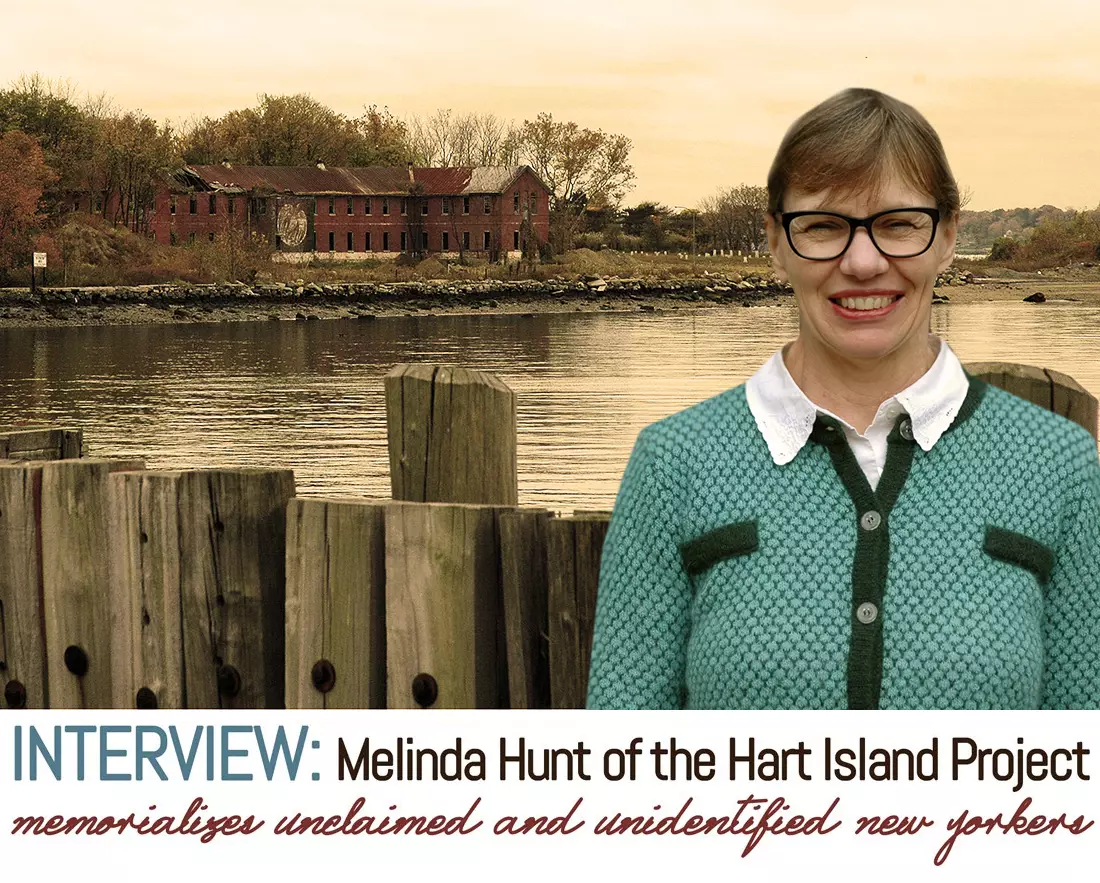 采访：梅琳达·亨特纪念埋葬在哈特岛的无人认领的纽约人 29950_1