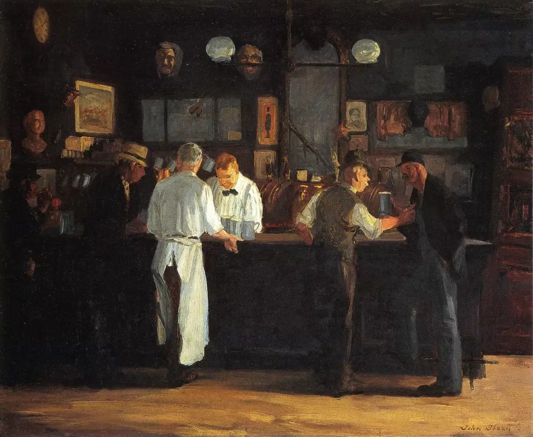 McSorley's Bar pa John Sloan