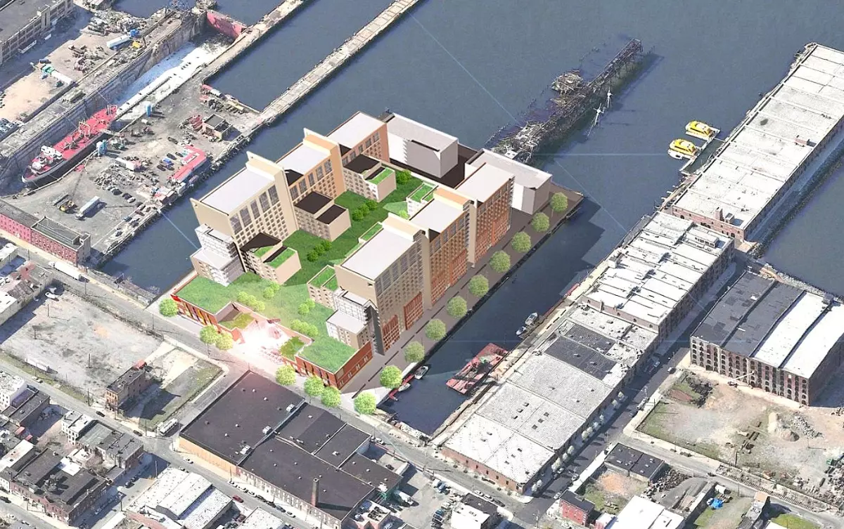 ODHALENÉ: Rozsiahly vývoj na zmiešané použitie v závode Red Hook's Revere Sugar Factory 30198_1