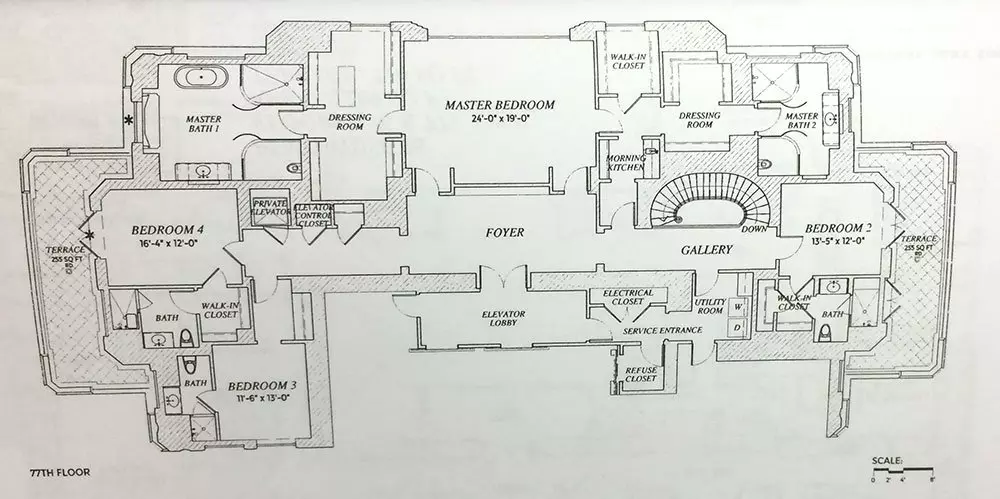 Η κάτοψη για το Ρετιρέ 76 στο 220 Park South