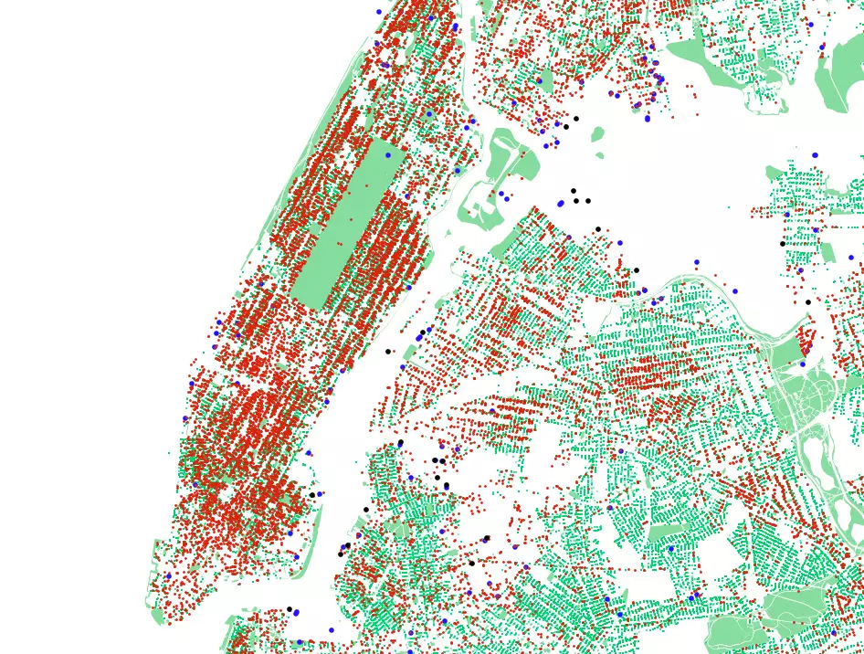 'NYC Antroposen' Haritaları Şehrin Petrol ve Kimyasal Döküntülerini ve Deposunu Görselleştiriyor 30315_1