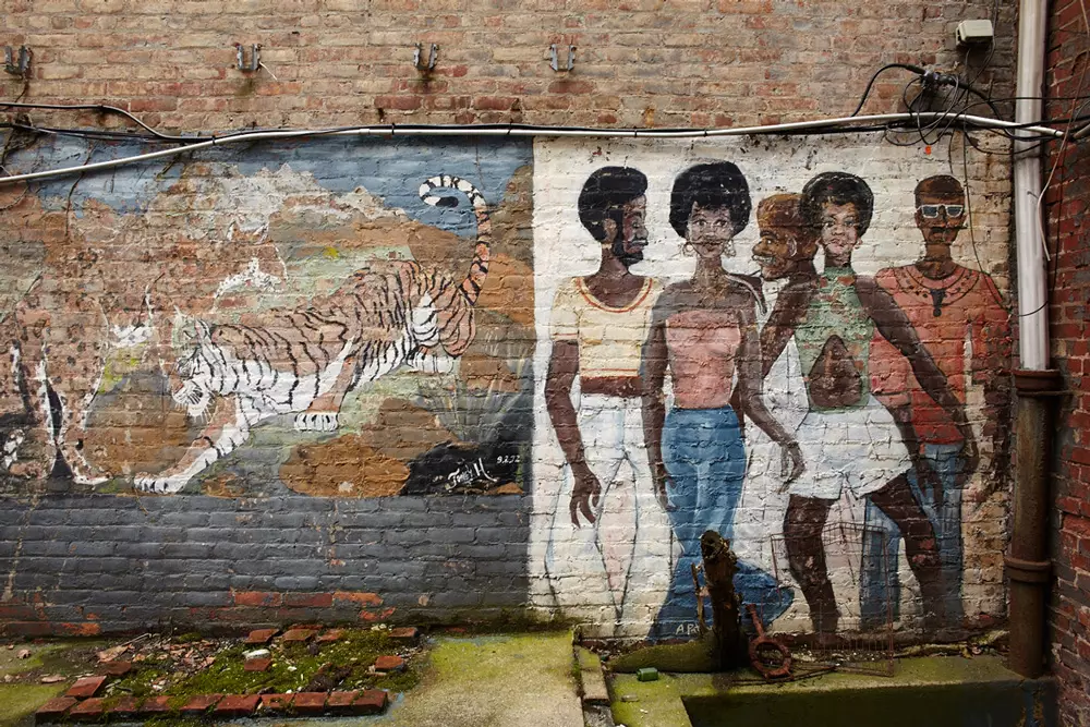 123 GATES pictura murală din Brooklyn