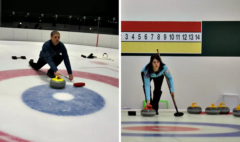 Luke Hansen, Kendall Speten-Hansen, Curl NYC, Eisstockschießen