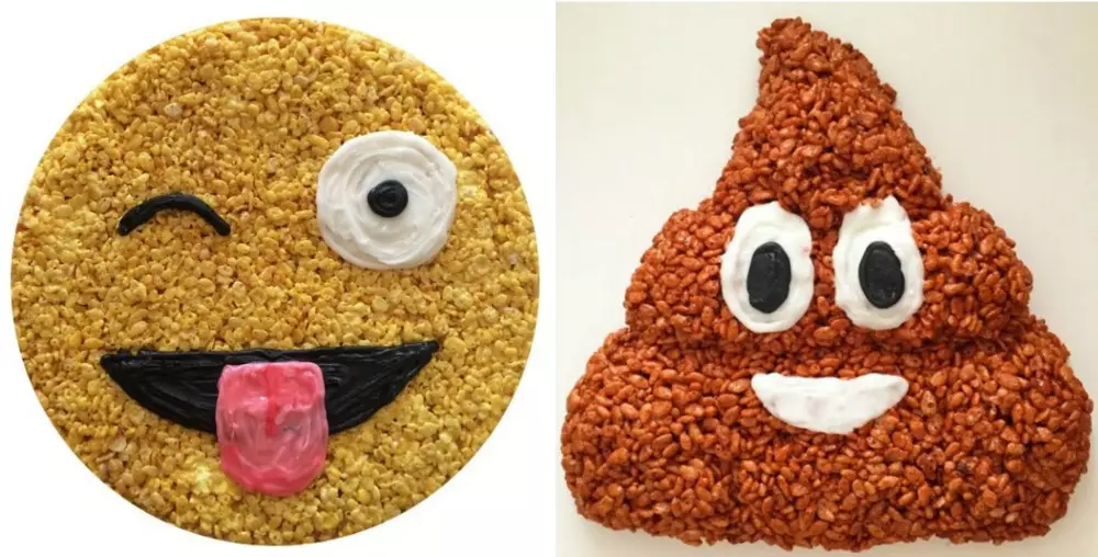 Misterkrisp, Rice Krispies Treats, Jessica Siskin, madkunst, spiselig kunst, emojis