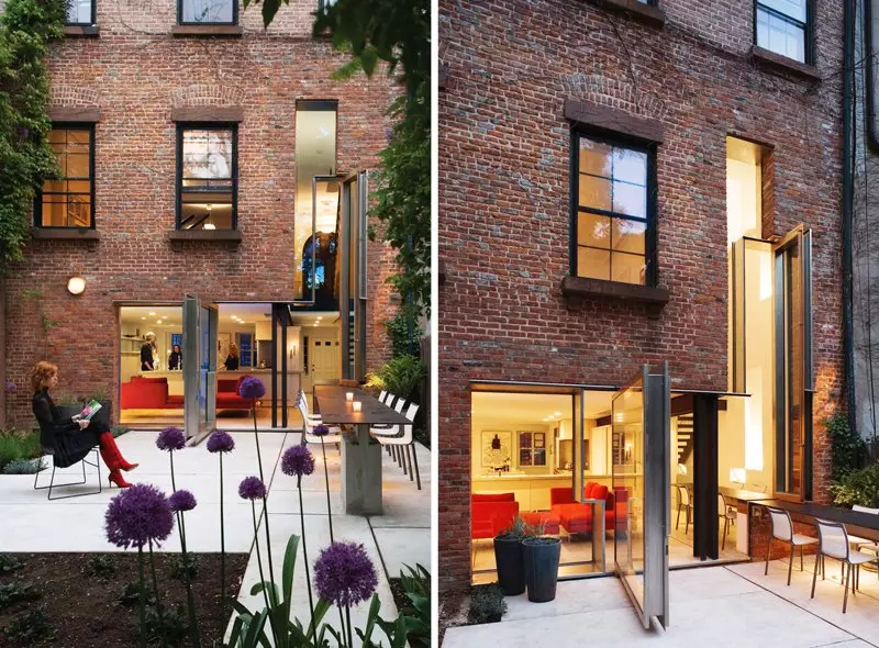 Dean/Wolf Architects'in İnanılmaz Brooklyn Townhouse'unun Çalışabilir Tetris Benzeri Bir Cephesi Var