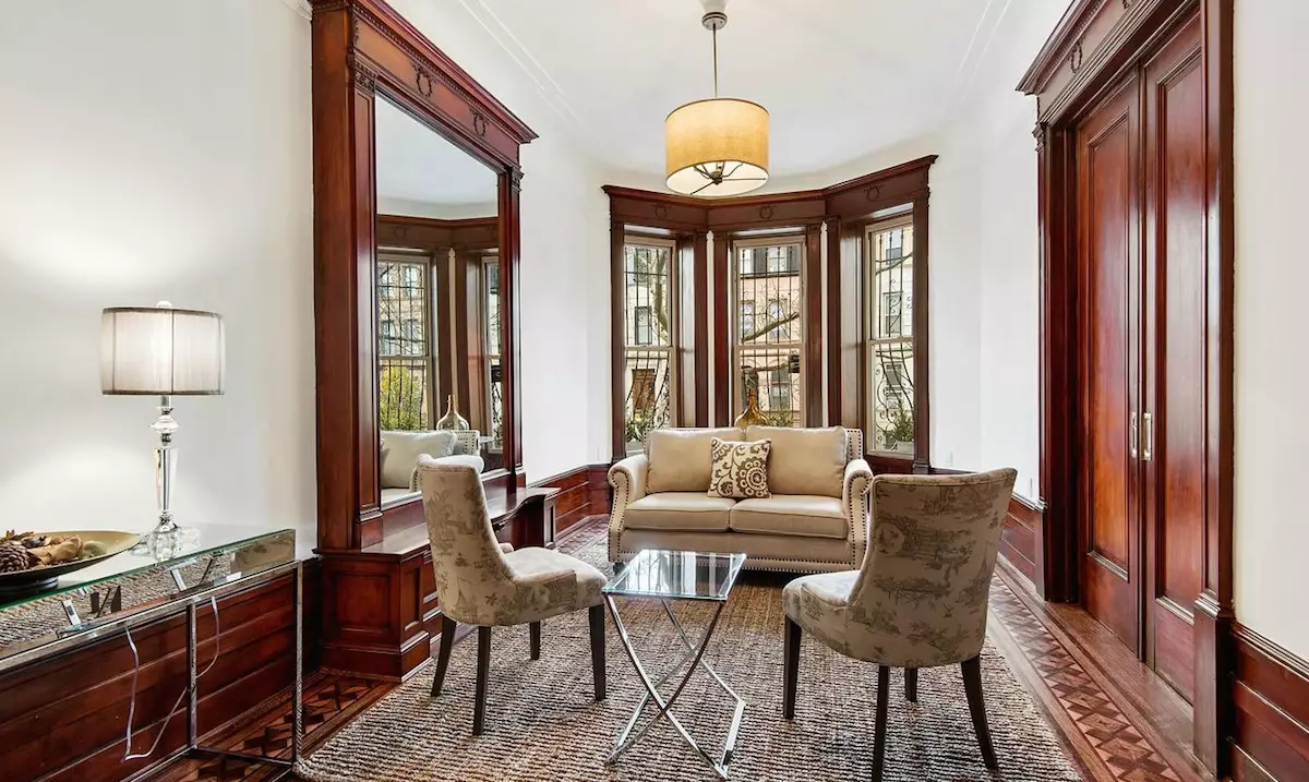 398 Sterling Place, Prospect Heights Historic District, exquisite originale Mühlenarbeiten