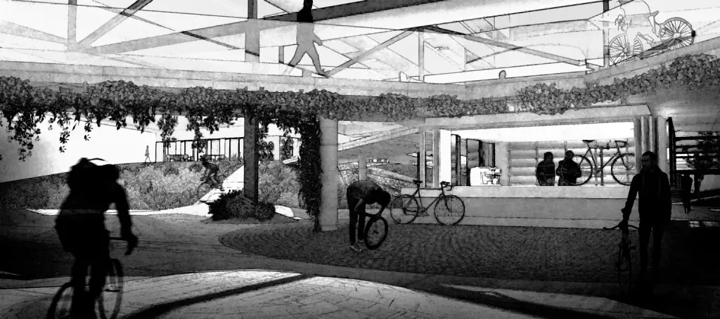 velosipēdu arhitektūra, Stīvens Flemings, archdaily, dizains, produktu dizains, pilsētvides dizains