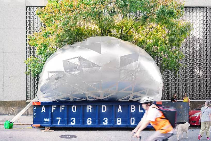 El contenedor de basura de la ciudad de Nueva York se transforma en un salón de clases de educación urbana inflable 31800_1