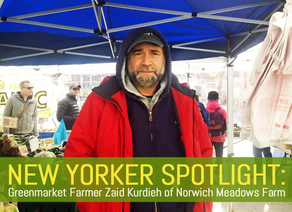 Kastljós New Yorker: Það er kominn tími á Tyrkland fyrir NYC Greenmarket bóndann Zaid Kurdieh frá Norwich Meadows Farm 31825_1