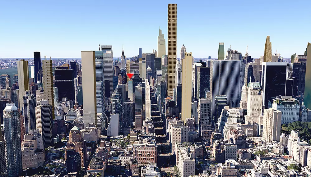 Panorama Manhattanu, budoucí nyc, 118 východní 59., 432 Park Avenue, Worldwide Group, 252 východní 57., SCDA, SLCE, Vinoly