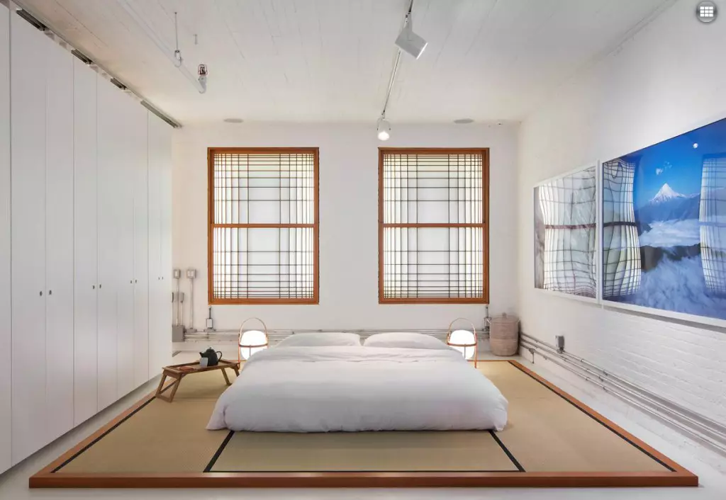 158 Franklin, Tribeca Loft, mansardă zen, pat Beatles, design de inspirație orientală