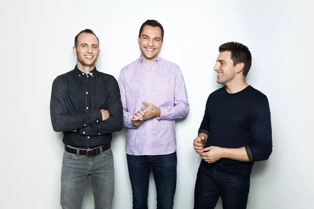 Airbnb, zakladatelia, Joe Gebbia, Nathan Blecharczyk, Brian Chesky