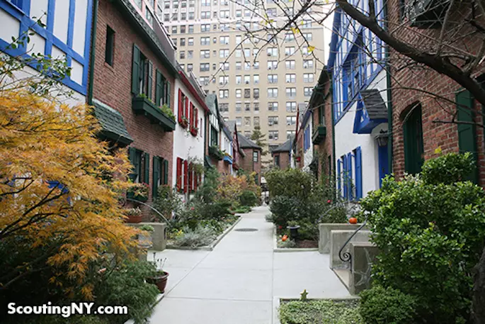 265 West 94th Street, Pomander Walk, Thomas J. Healy, English Tudor Village,