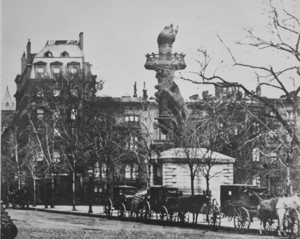 madison square Frihetsgudinnan, Frihetsgudinnan födelsedag, Frihetsgudinnan 1876