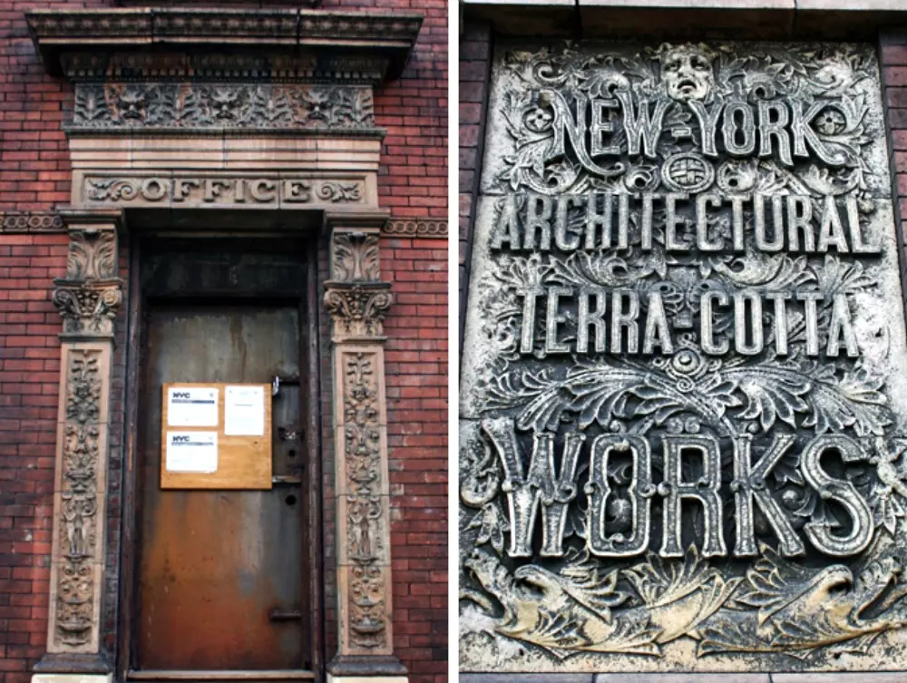 Нью-Йорк архитектурасы Терра Котта эшли