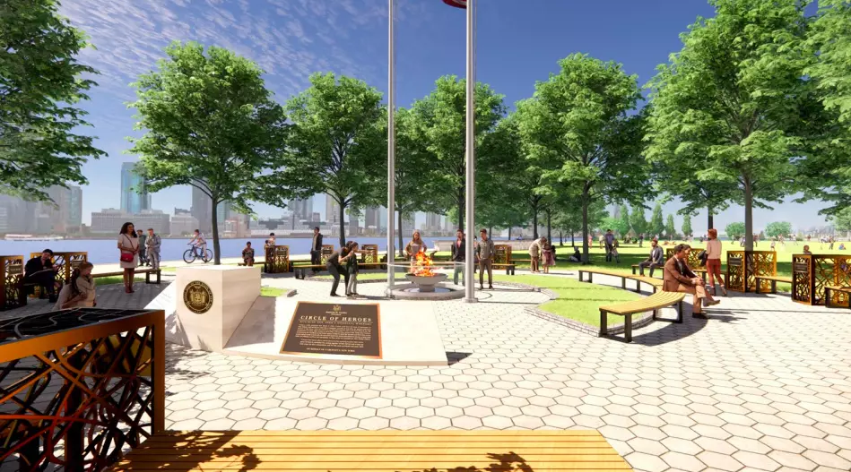 New York va instala monumentul „Cercul Eroilor” în Battery Park City pentru a onora lucrătorii esențiali 3240_3