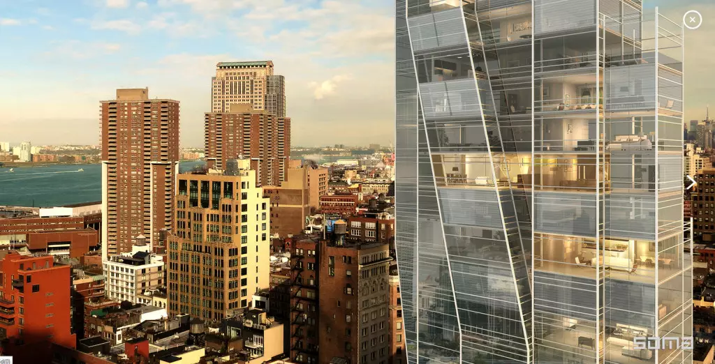 45 Park, Tribeca Condo, Manhattan Luxury, NYC attīstība, Supertall debesskrāpji, WTC mošeja